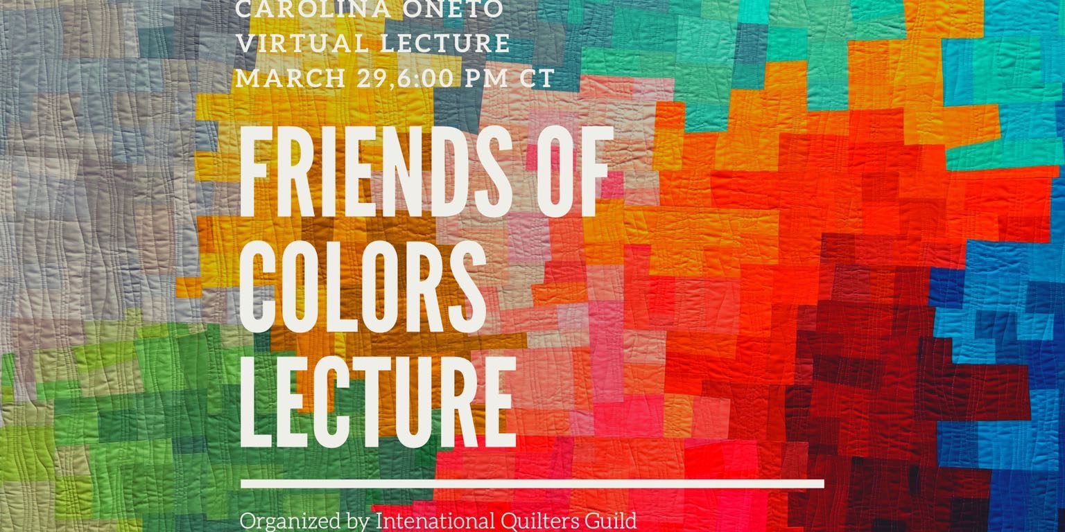 Friends of Colors Lecture - Carolina Oneto